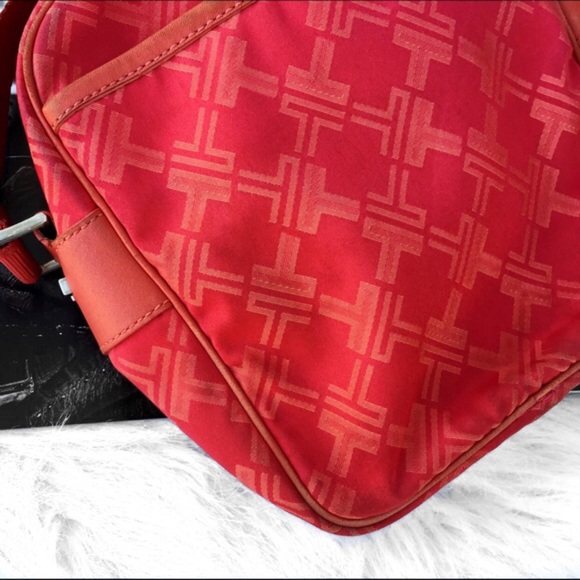 Tumi | Bags | Tumi Red Adjustable Crossbody Bag | Poshmark